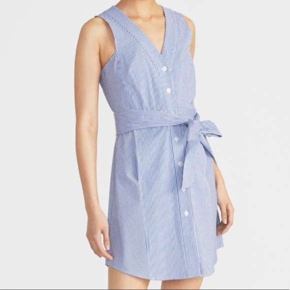 RACHEL Rachel Roy | Dresses | Classic Summer Dress Blue And White ...
